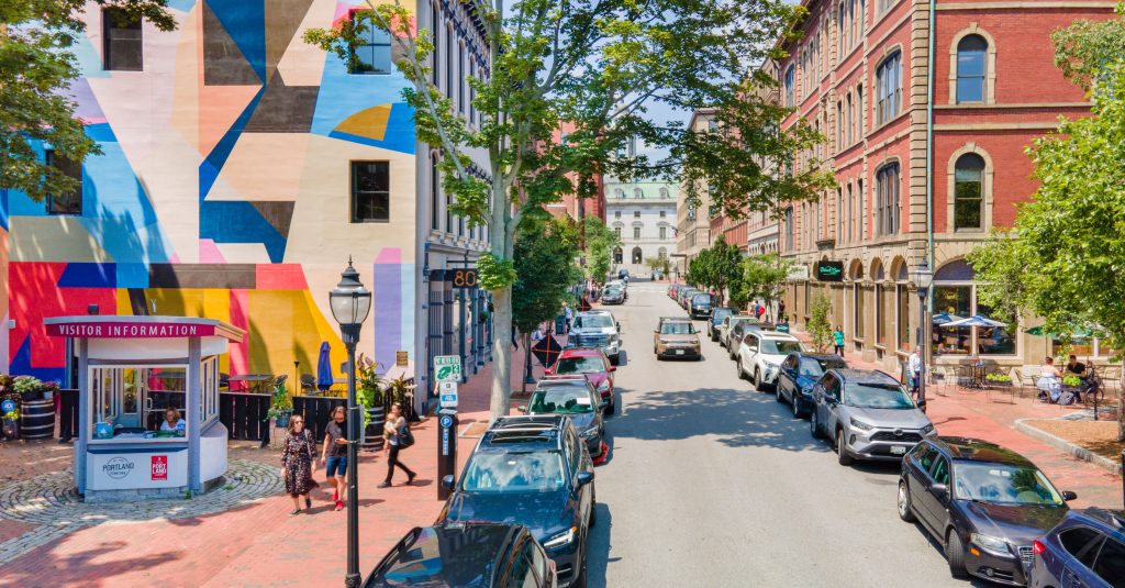 Upper Exchange Street - Portland Downtown