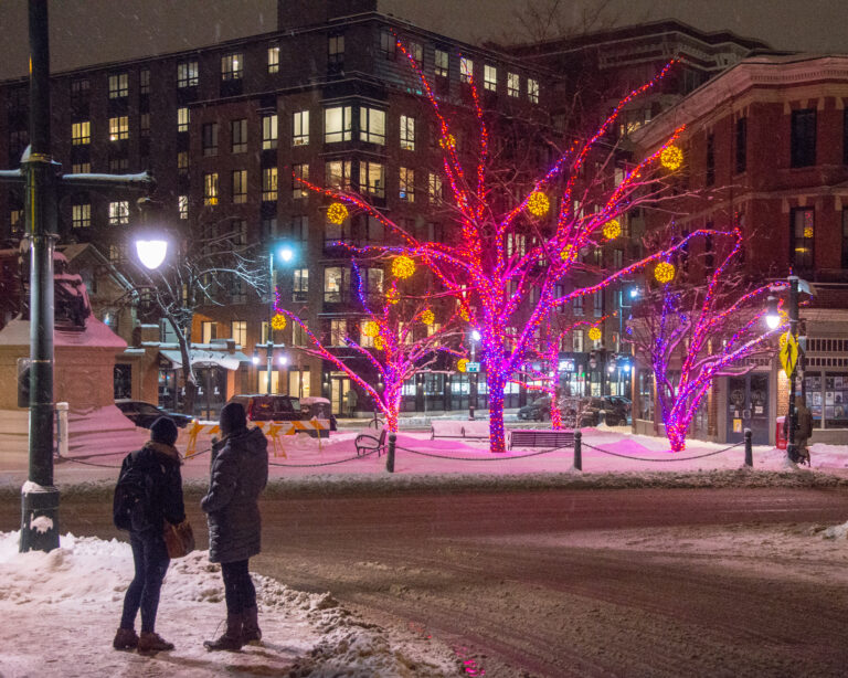 Winter City Lights - Portland Downtown